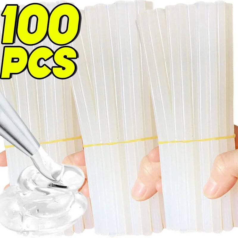 Термоклеевой клей-карандаш Visco прозрачный 20 шт 7x100mm, 1pc