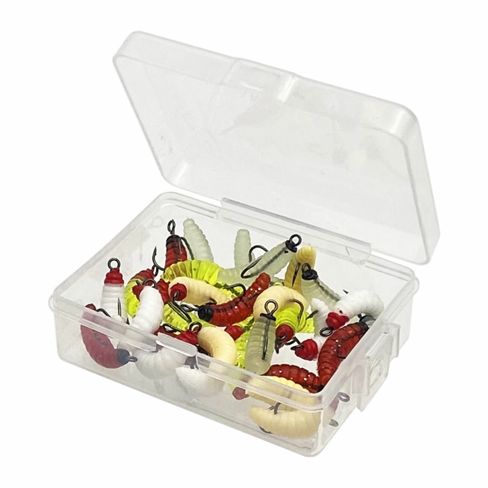 30 шт Мягкие пластиковые приманки для рыбалки искусственные черви