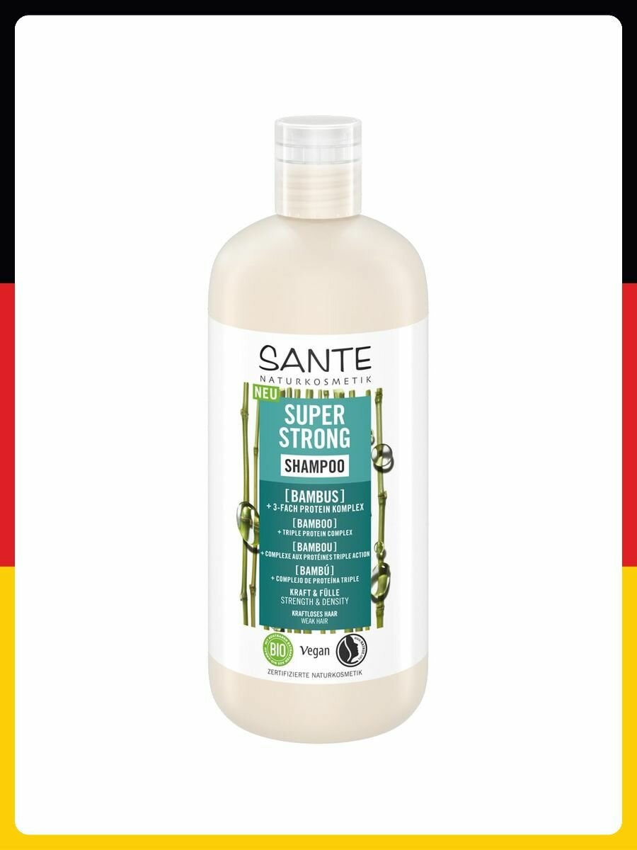 Шампунь для волос Sante Super Strong Bamboo, 500 мл
