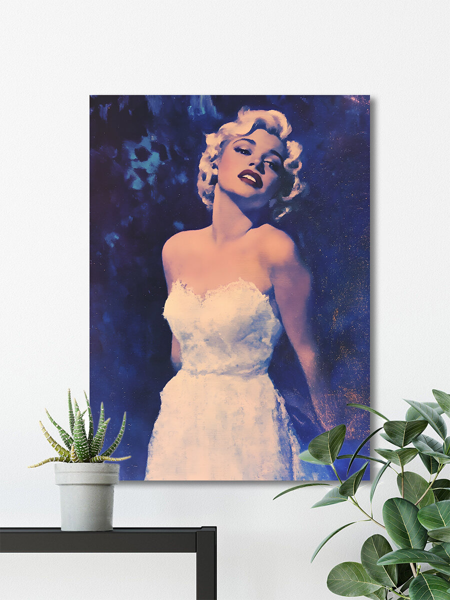 Картина дизайнерская / вертикальная - Мэрилин Монро, картина 30х40 см.
