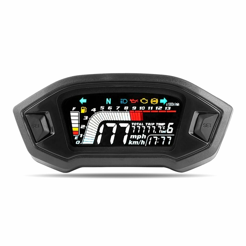 Мотоцикл с жидкокристаллическим экраном и цифровой панелью управления модифицированным прибором MSX125-single instrument