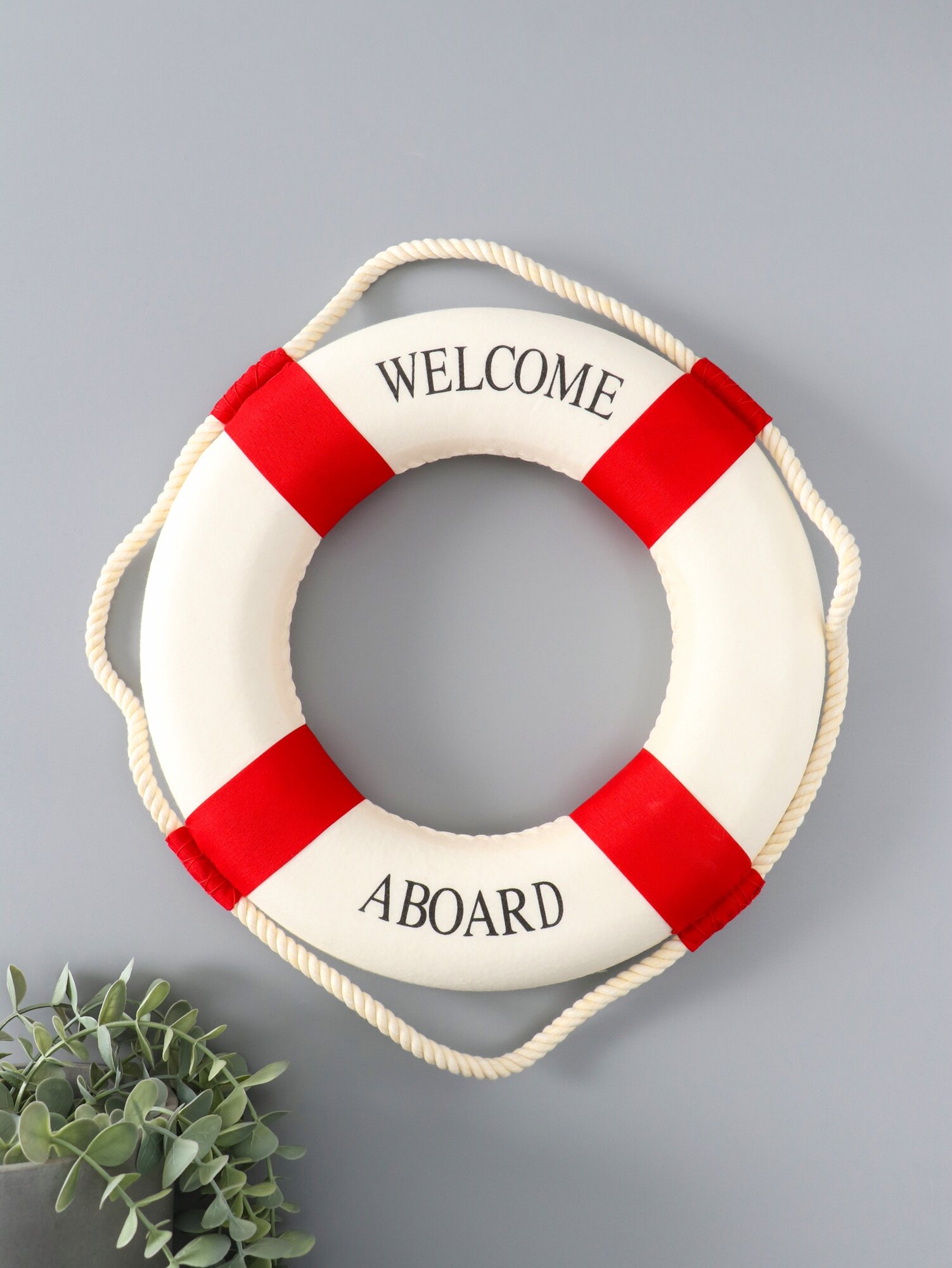 Декор настенный, панно «Спасательный круг», белый, 30 см