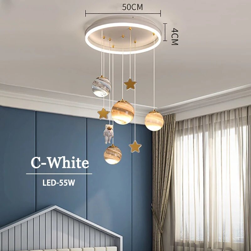 LED люстра XIUAN Астронавт 3 цвета