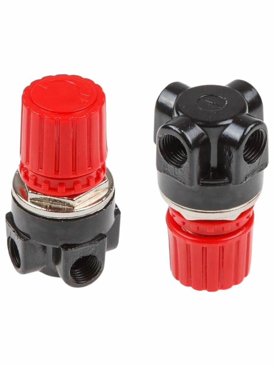 Регулятор давления для компрессора 4 выхода (1/4 + 1/4 + 1/4 + 1/8) 001