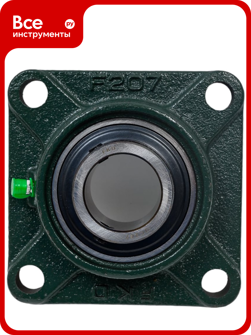 Подшипниковый узел HIMPT 480207 (UCF 207), Направление воспринимаемых нагрузок - радиальное и осевое в обе стороны