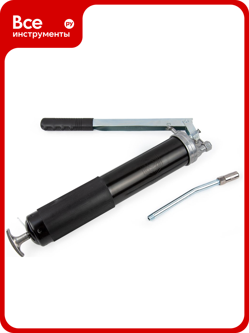 Рычажно-плунжерный шприц БелАК Хром БАК.90502 500 л, для подачи густой смазки на детали