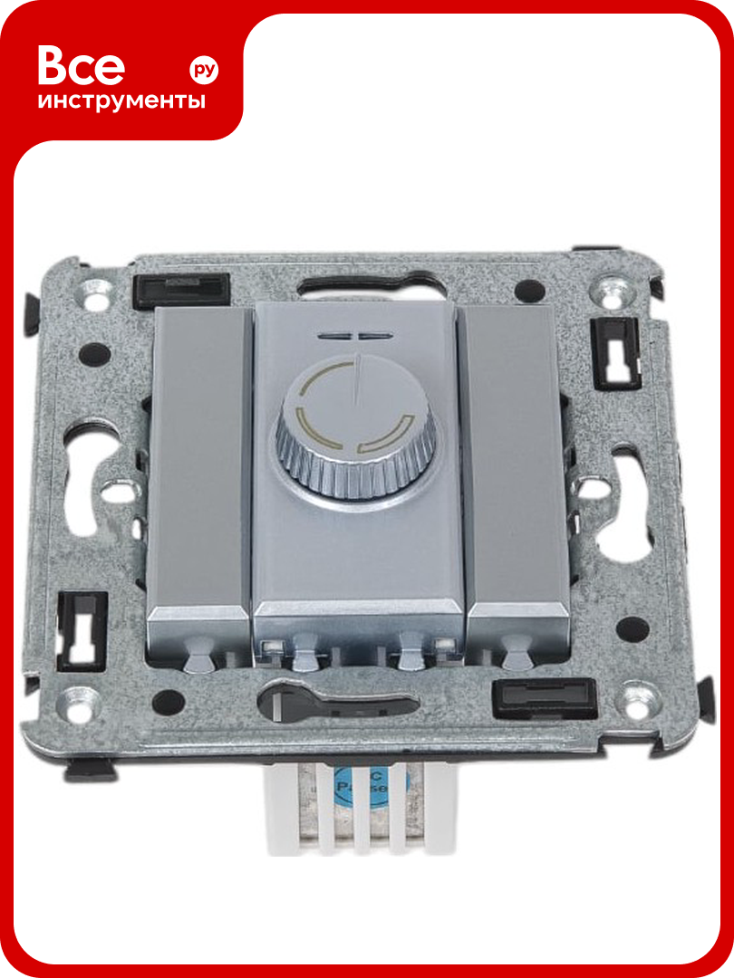 Поворотный, DKC, диммер DKC, Avanti, закаленная сталь, в стену 4404133, ламп накаливания и галогенных, Назначение