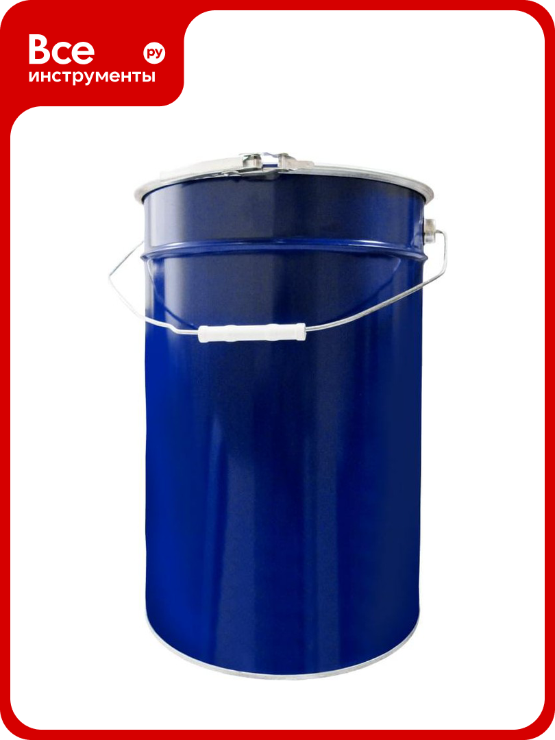Металлическое ведро Тара. ру 27 л, синее, крышка-обруч 17266