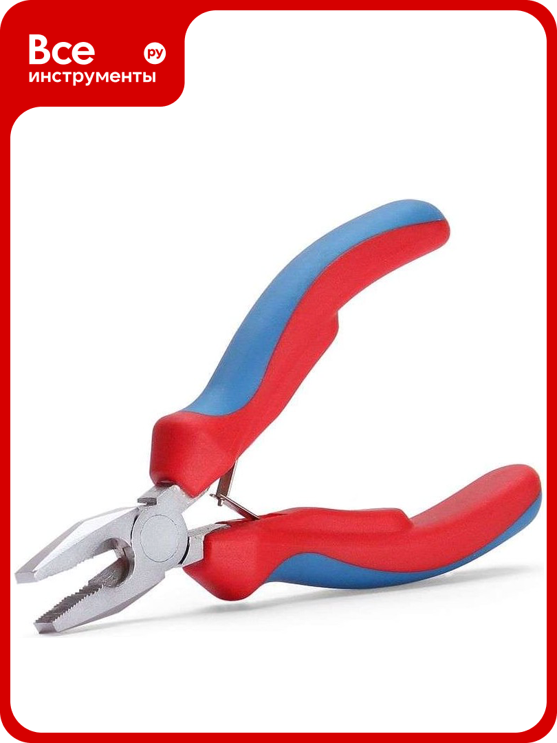 Мини-пассатижи 120 мм КВТ Мастер 78240, стесненных условиях