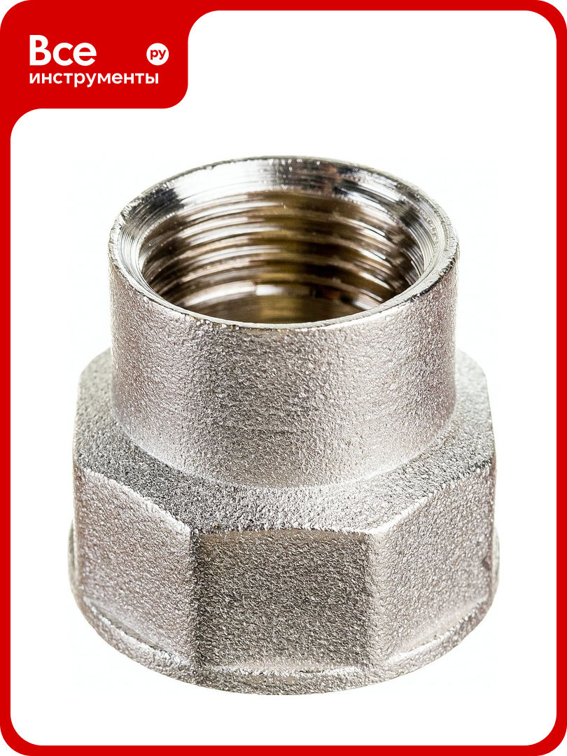 Муфта переходная RTP G 3/4х1/2 34903, В комплекте одно изделие