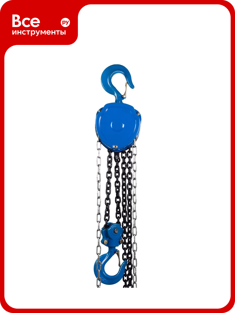 Ручная шестеренная таль TOR ТРШ (C) 2ТХ6М 101261