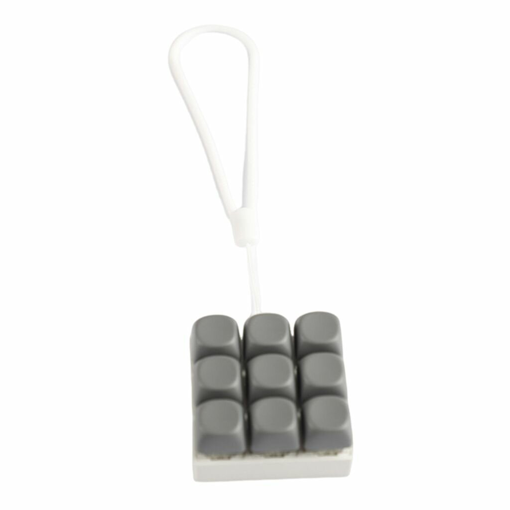 Прямой крючок с 9 клавишами, без световой кнопки декомпрессии, колпачок для ключей-серый