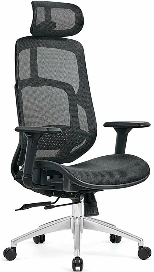 SPARX FX-16 Ghost Plus BK - Сетчатое офисное кресло, с ортопедической системой