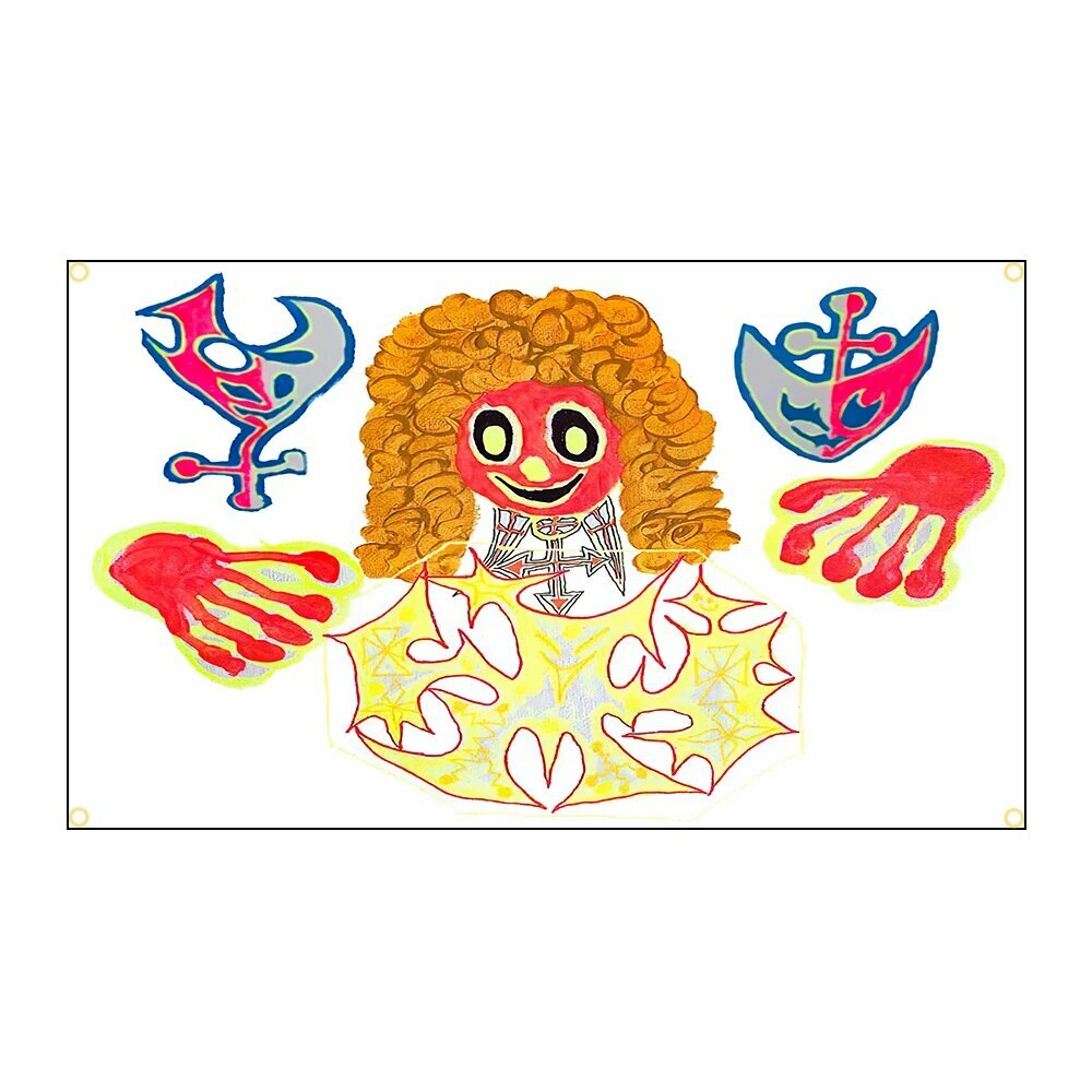 Флаг 333 Bladee из полиэстера 90x150cm, 4 Grommets