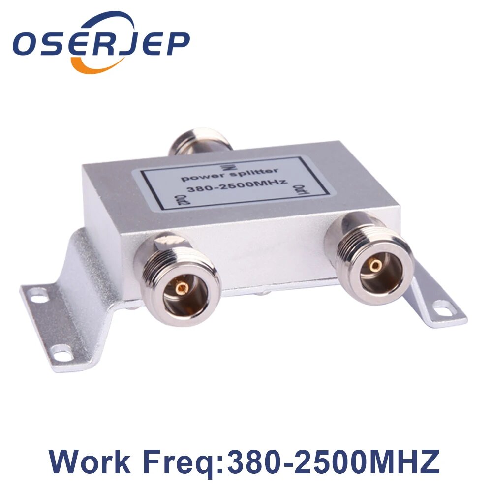 Oserjep 2 Way Coaxial Splitter 380-2500 MHz 50 Ohm