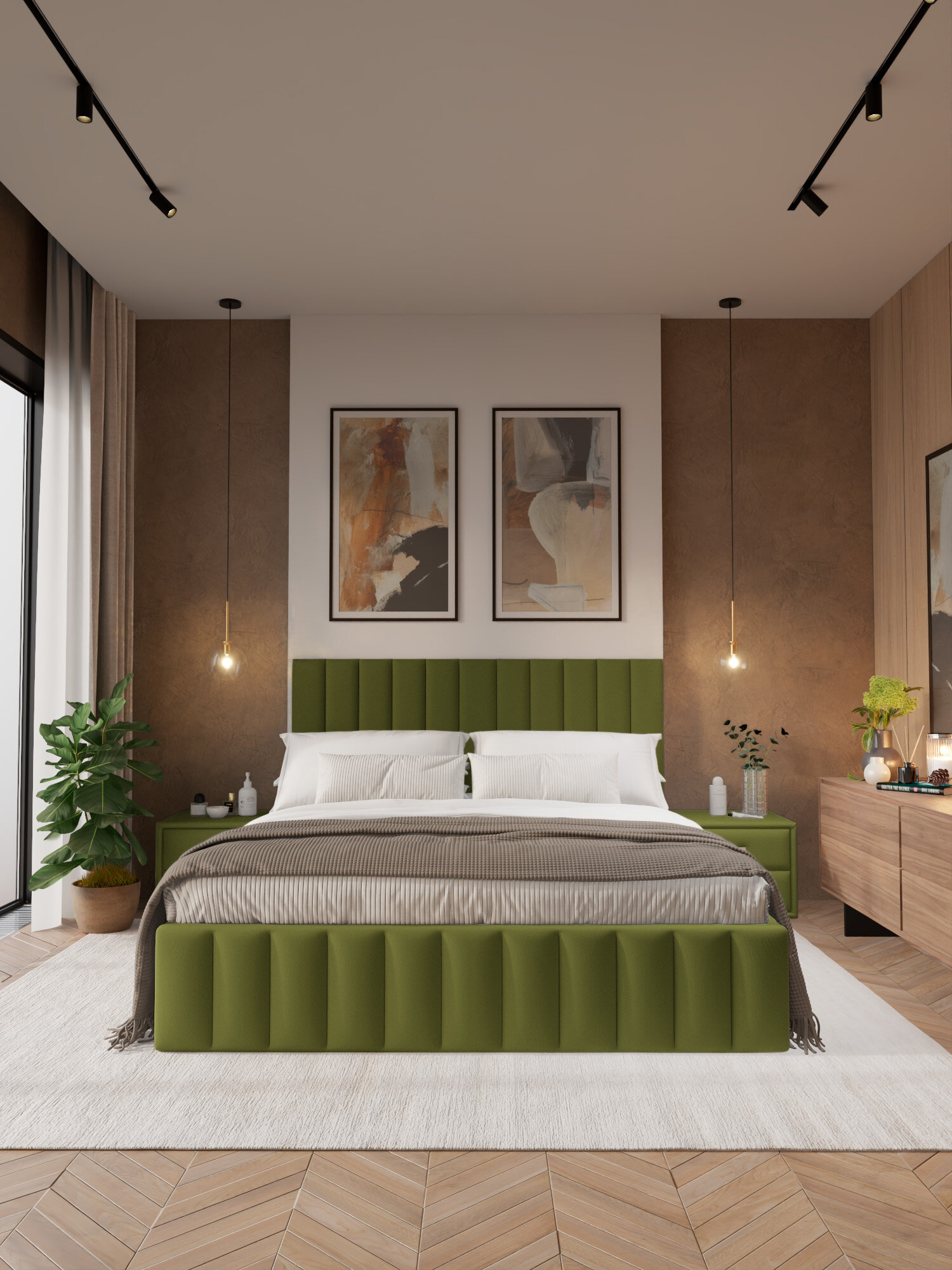 Кровать двуспальная Микс Интерьер 180х200 с подъемным механизмом, Альпия с мягким изголовьем для дома и спальни, ортопедическое основание, ящик для белья