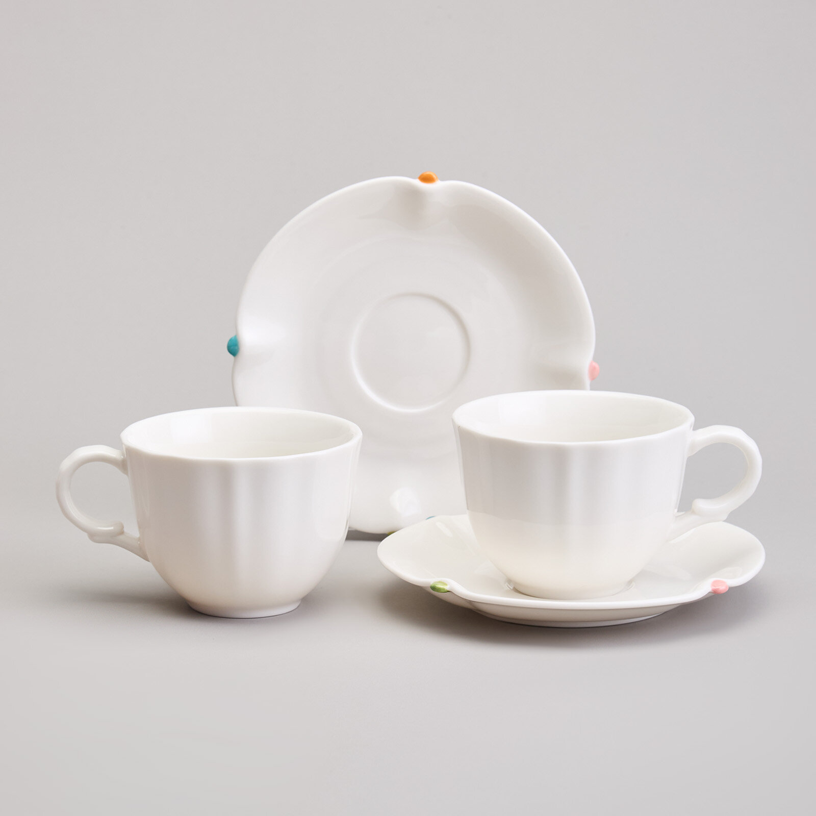 Чайный набор 359-912 lefard sunday на 2 пер. 4 пр. 220 мл микс