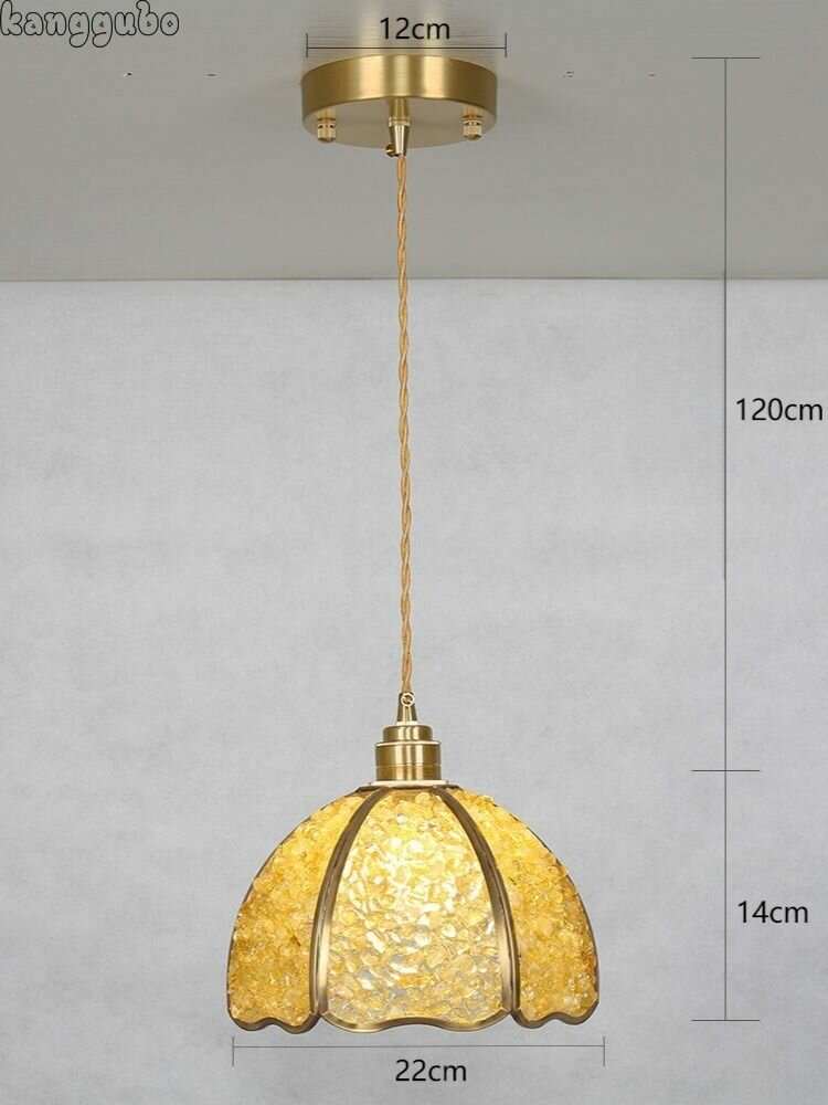 Люстра из цветного хрусталя