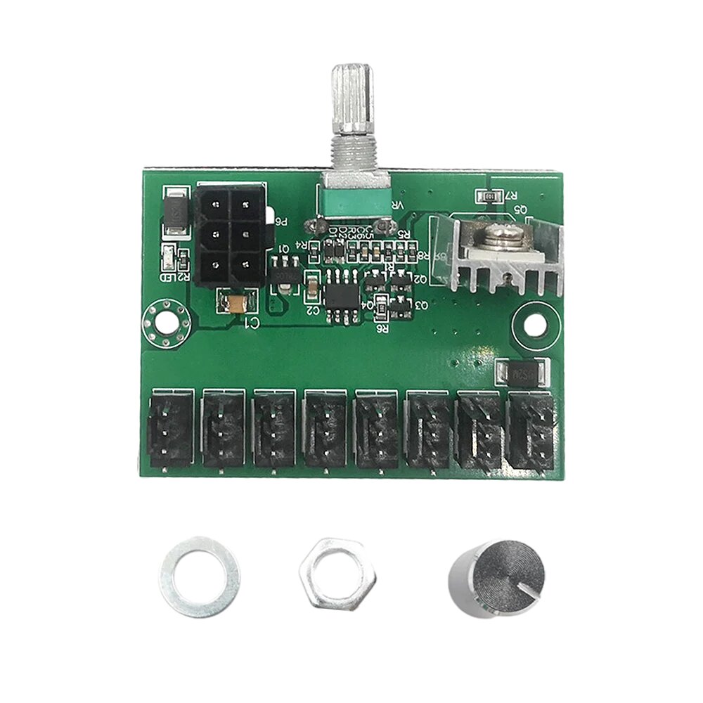 Контроллер скорости вентиляторов Fan Speed PWM Controller 8 Way With Cable