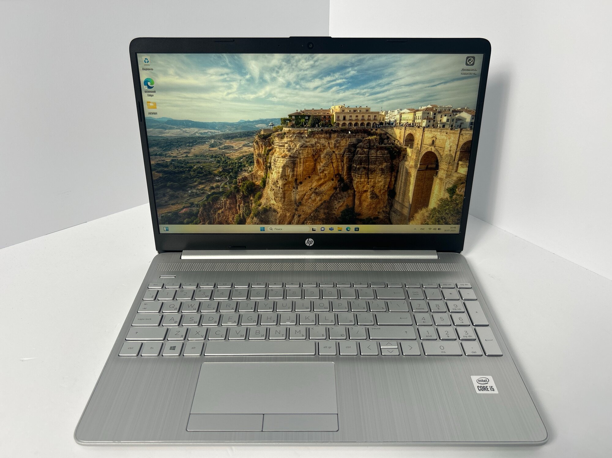 Ноутбук HP 15-dw1206ur (4l5y0ea) 15.6"/Intel Core i5 10210U/RAM 16GB/SSD 512GB/Intel UHD Graphics/1920*1080/IPS/Windows 11/Подсветка кл-ры: НЕТ/Серый Состояние: B2