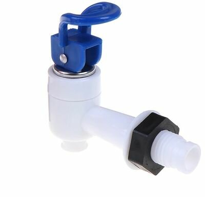 Кран для кулера синий