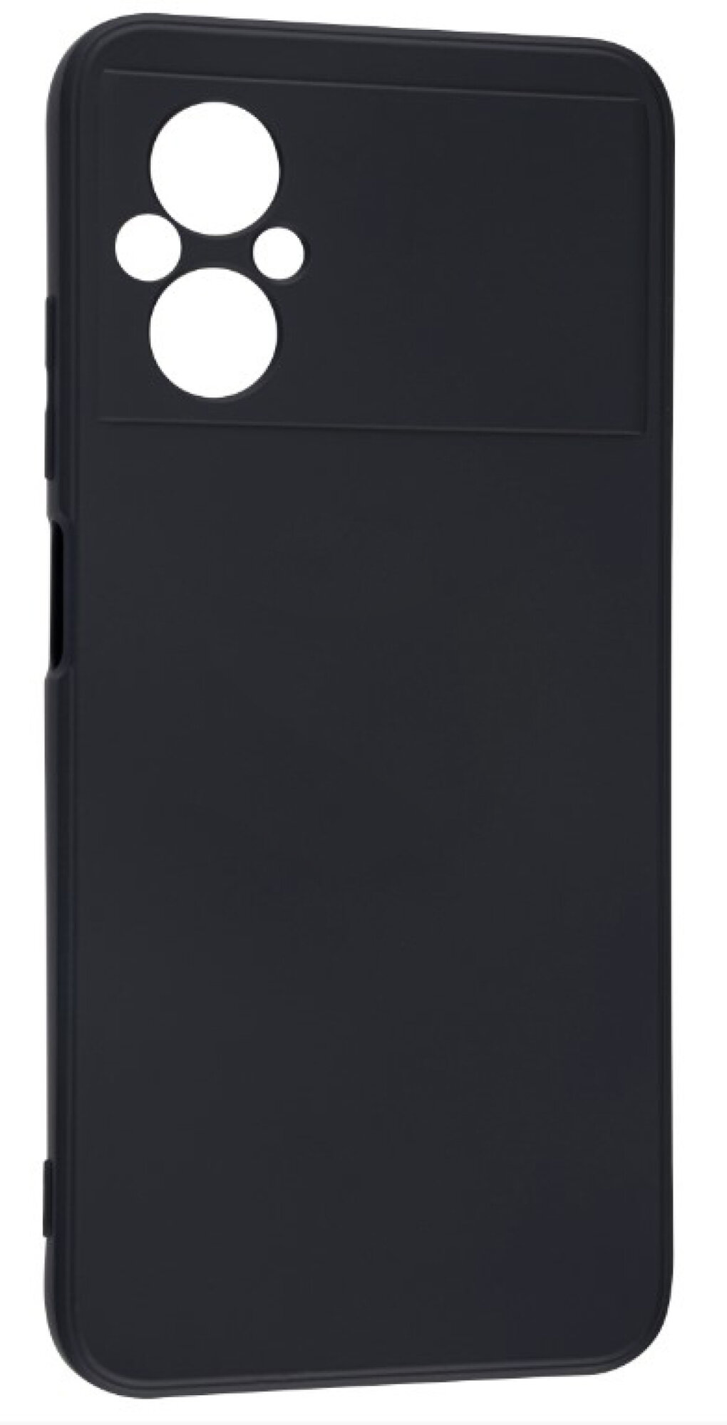 Чехол силиконовый для Xiaomi Poco M5 (4G), с защитой камеры, X-CASE, черный