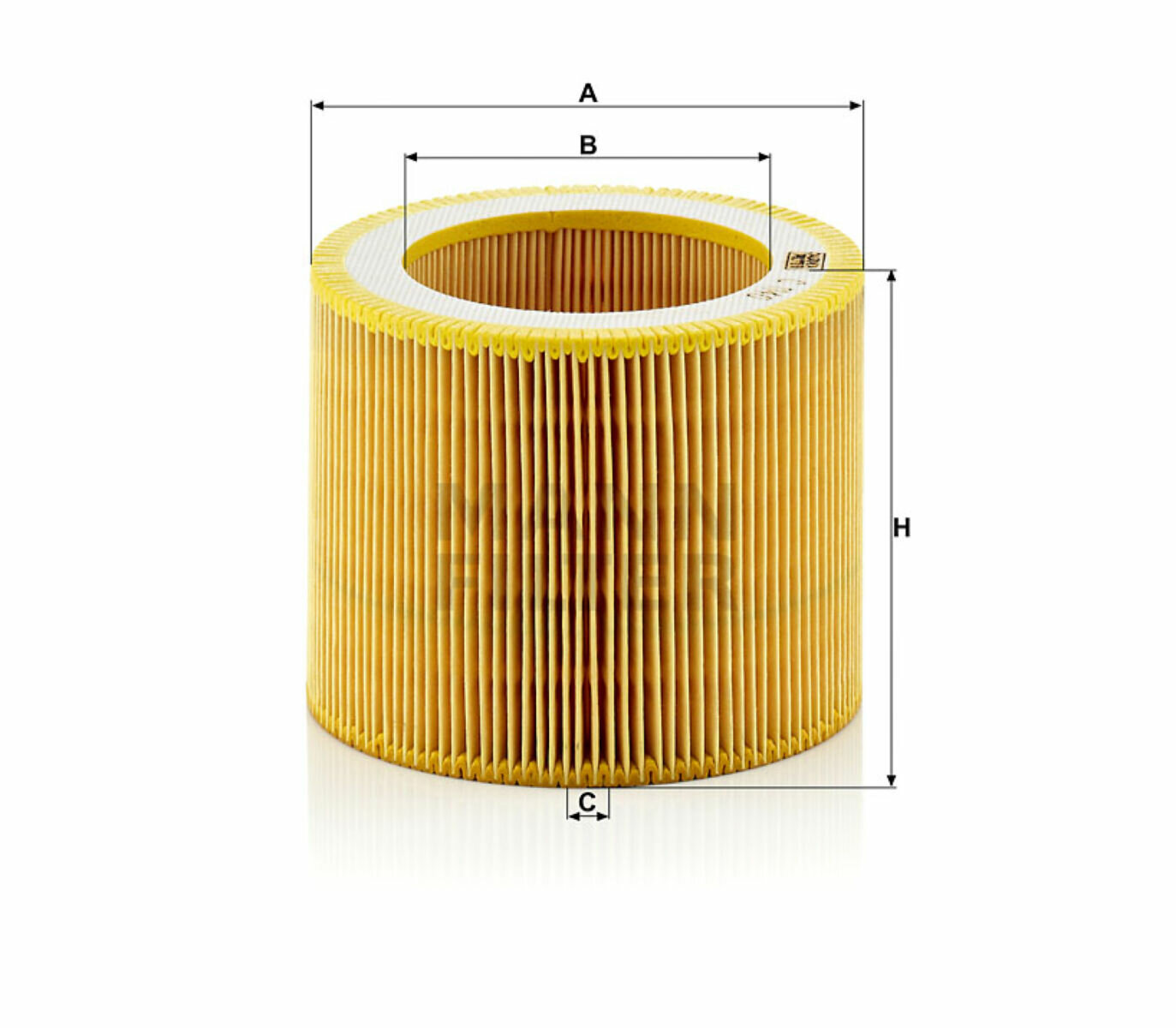 Фильтр Возд. mercedes Travego (O 580) 2003 =>(Mann-Filter C 1140)