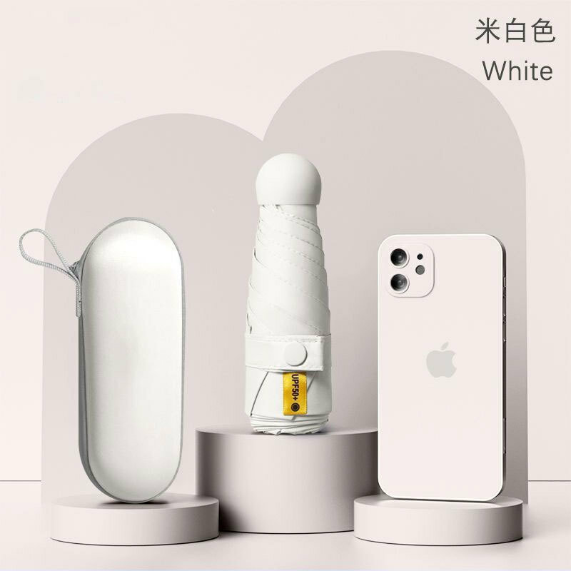 Зонт 50% off года, защита от солнца, защита от УФ-излучения, плоский мини-зонт, двойное использование для солнца и дождя, портативный зонт для женщин, легкий плоский зонт