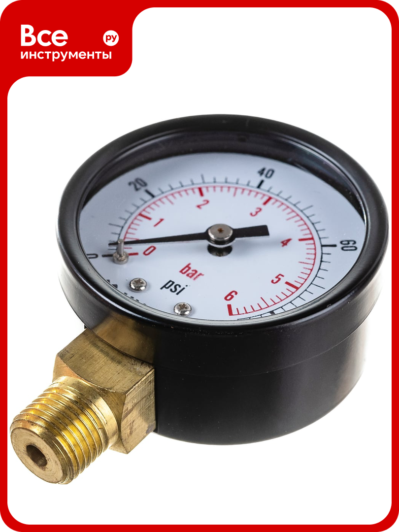 Манометр радиальный Unipump 18447, для измерения