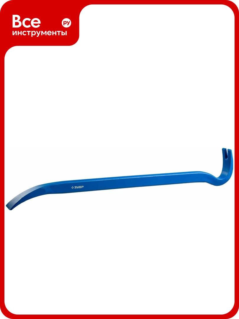 Кованый усиленный лом-гвоздодер 600мм, 30х15мм ЗУБР титан 2165-60_z02, 600 мм