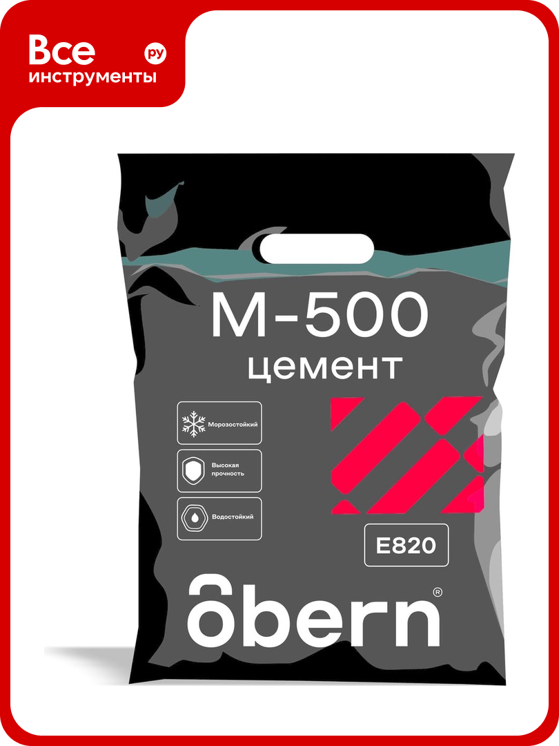 Цемент Obern М-500 5кг 24059