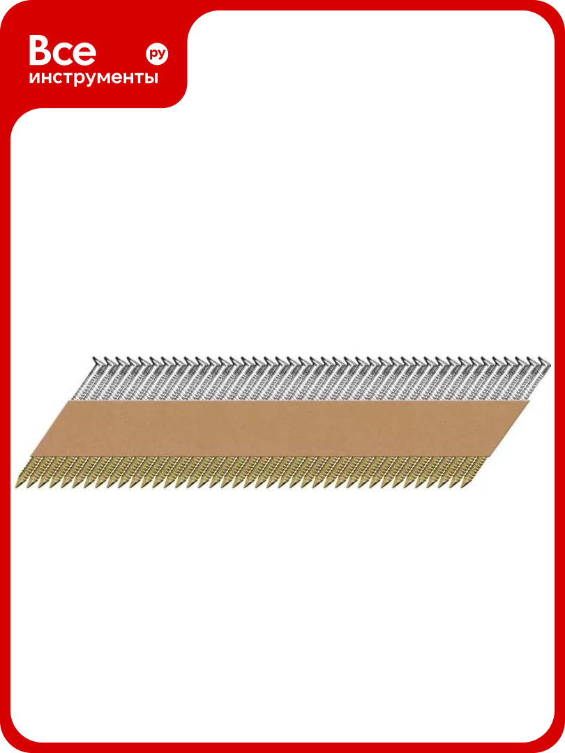 Реечные гвозди ЗУБР SN34 (D34) рифленые 75x2.8 мм, оцинкованные, 4000 шт 305399-75, 2.8 мм