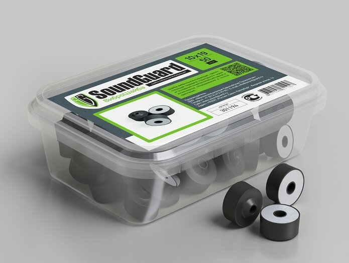 Шайба виброкомпенсирующая SoundGuard ВиброШайба 10х19