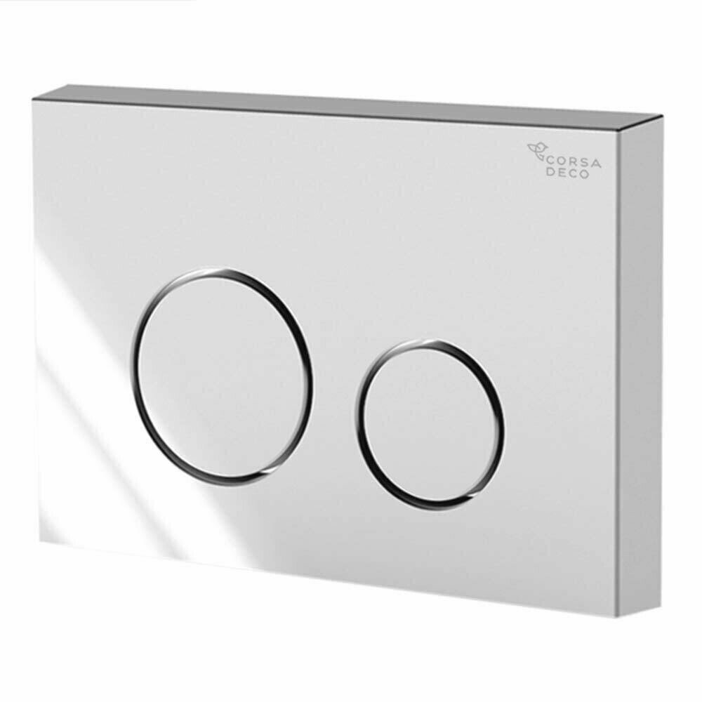 Клавиша смыва для инсталляций Corsa Deco CX хром глянцевая (FBCX)