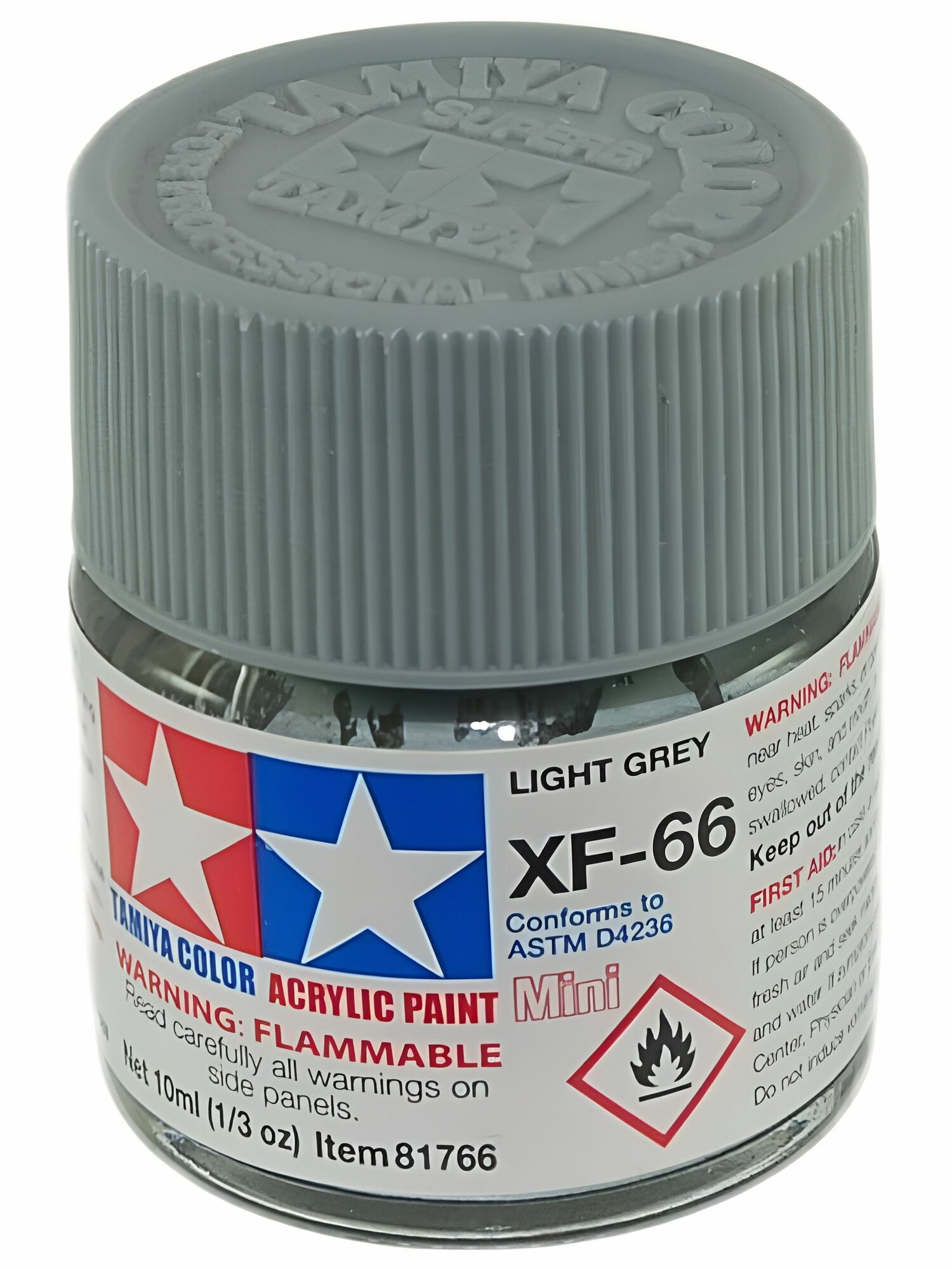 XF-66 Light Grey ( Светло-серая ) акриловая краска, 10 мл.