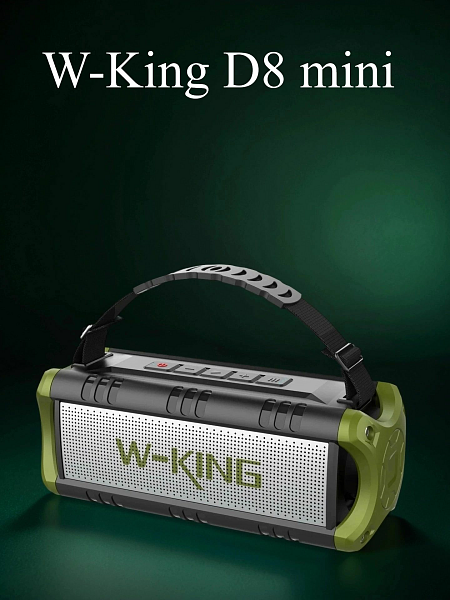 Портативная акустика W-King D8 mini зеленый