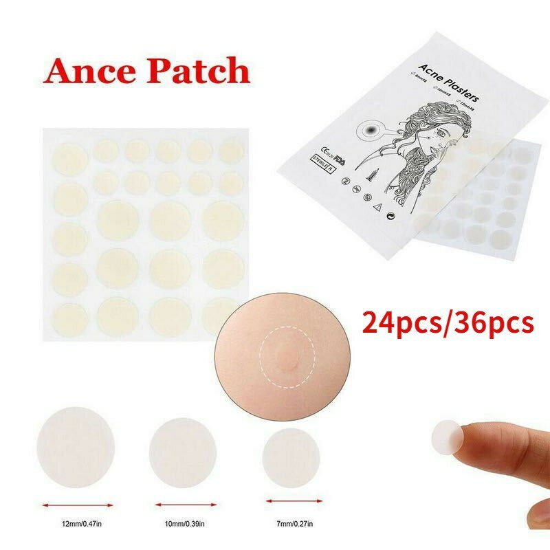 24-36 шт. наклейки для удаления прыщей от угревой сыпи - водостойкие наклейки для лечения прыщей для невидимого ухода за прыщами