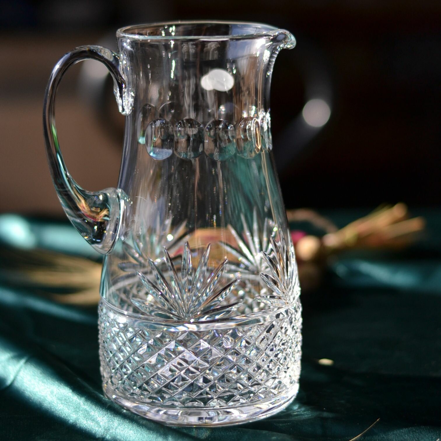 Кувшин хрусталь Неман стеклозавод без крышки 1,2 л (9070 900/26) для воды сока лимонад морса водки виски алкоголя