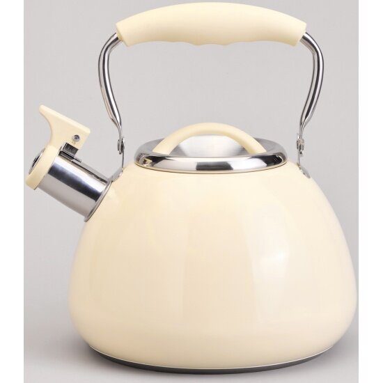 Чайник Agness со свистком и складывающейся ручкой, 2.9 л.
