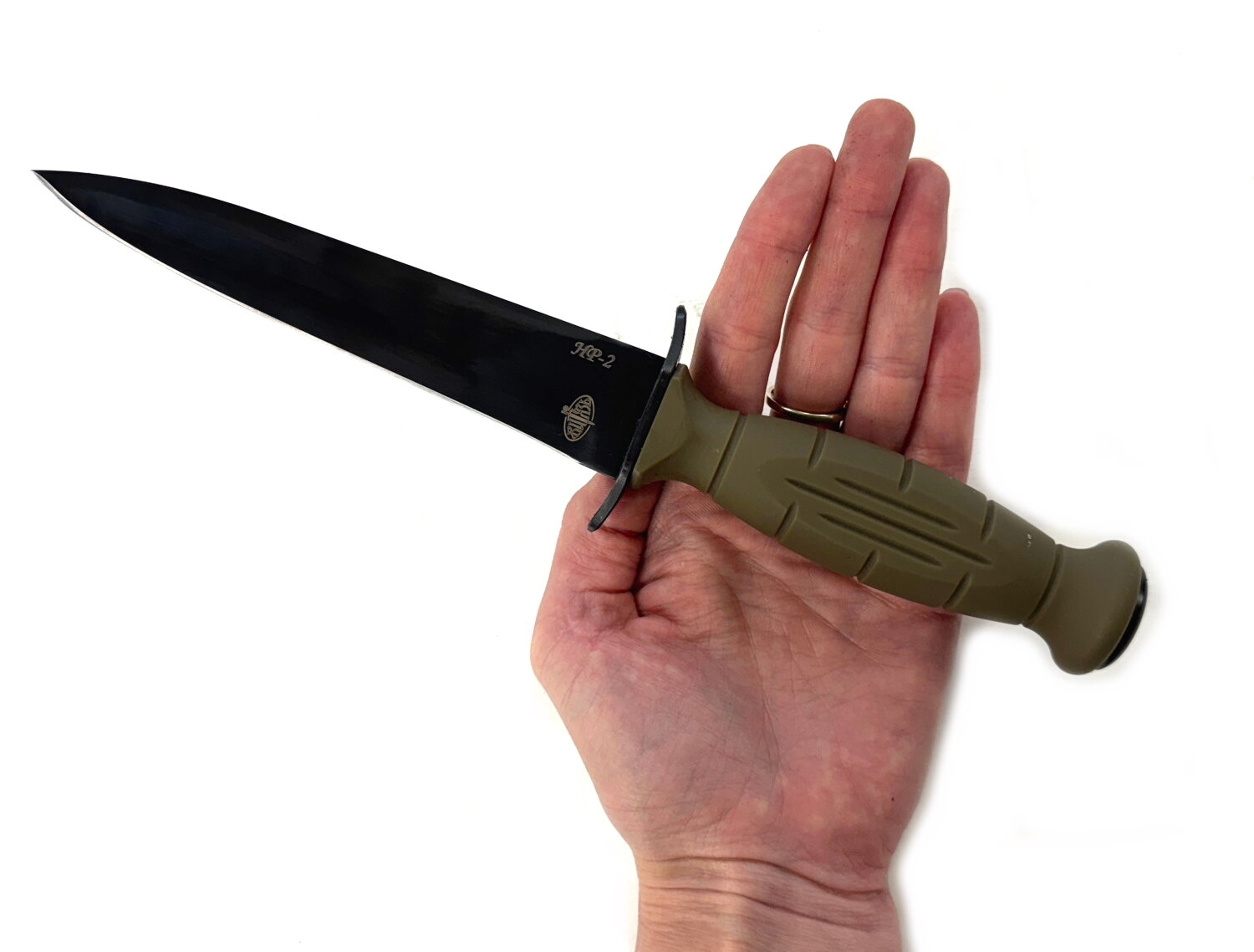 Нож Стилет НР-2, сталь У8, рукоять резинопластик, B827-41K Витязь