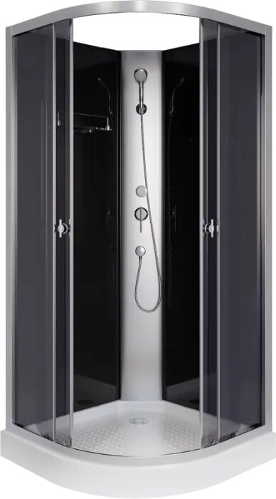 Душевая кабина Niagara Eco E90/13/TN/BK 90х90 см