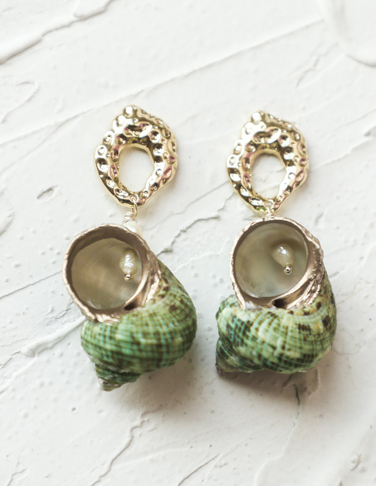 Серьги, ракушка