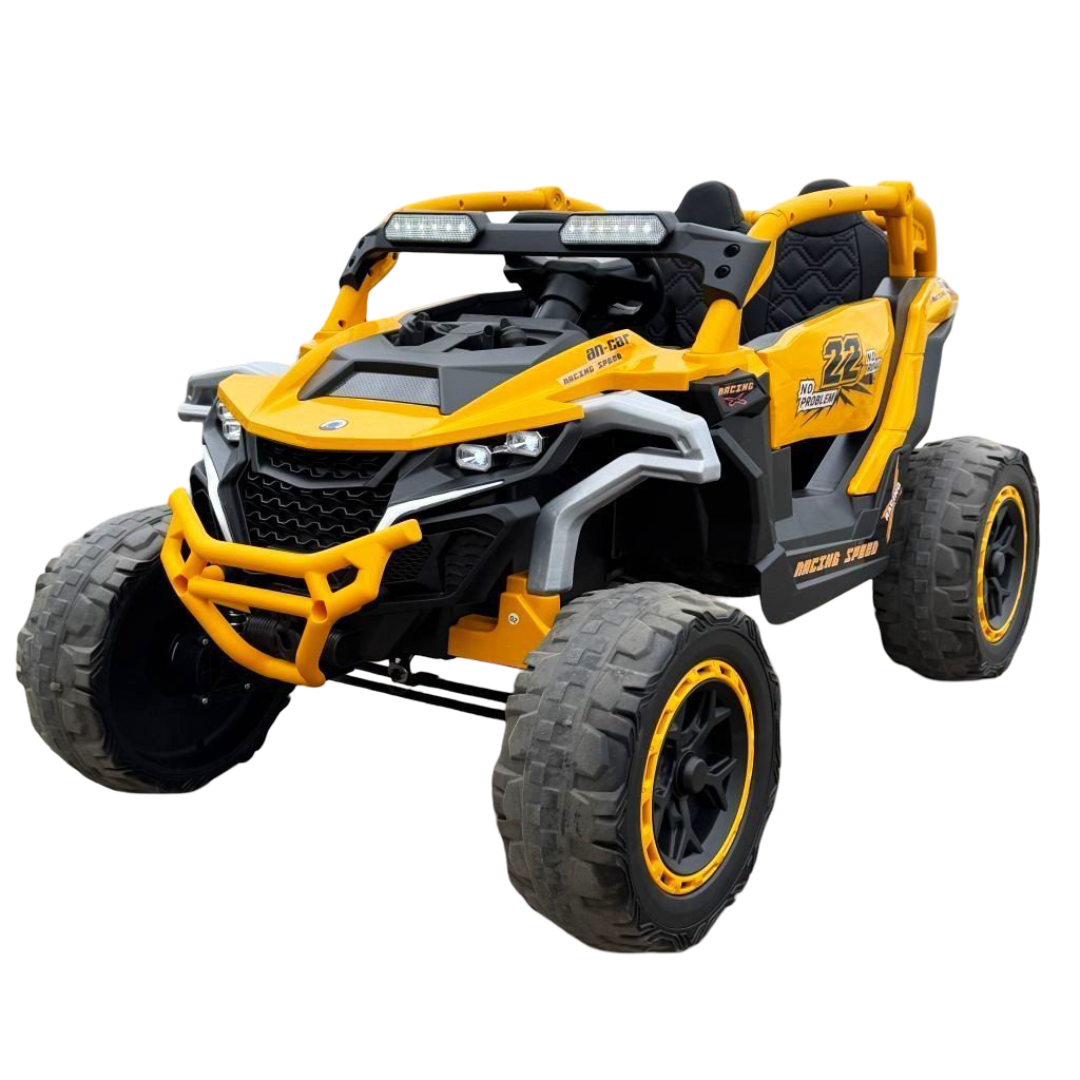 Электромобиль K707AM, багги, 1 место, желтый, до 40кг, от 1 года