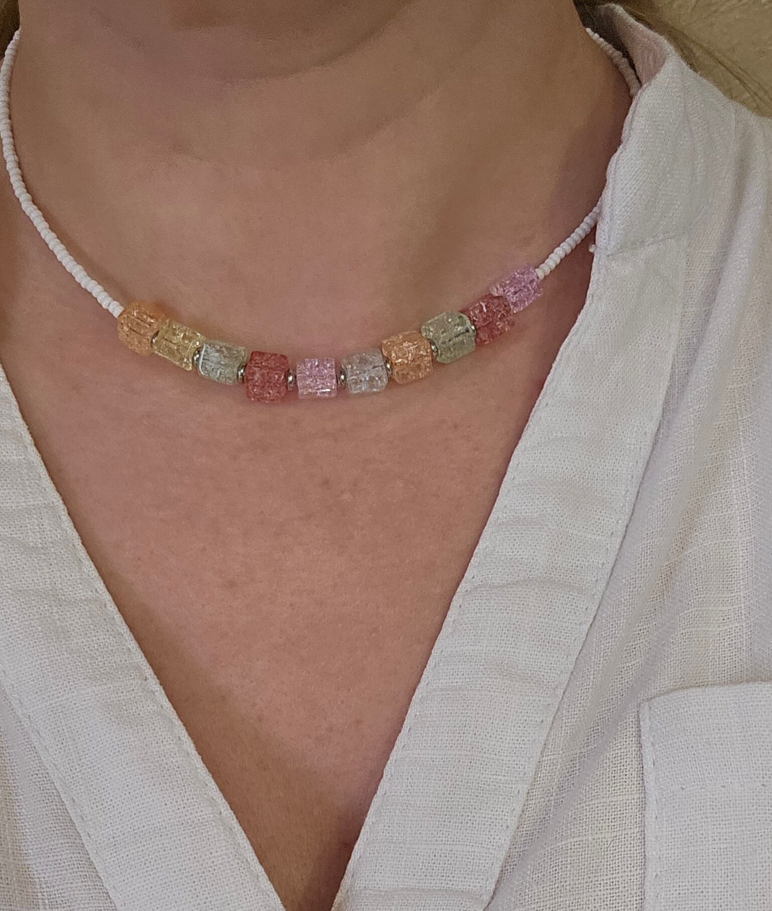 Чокер, бисер