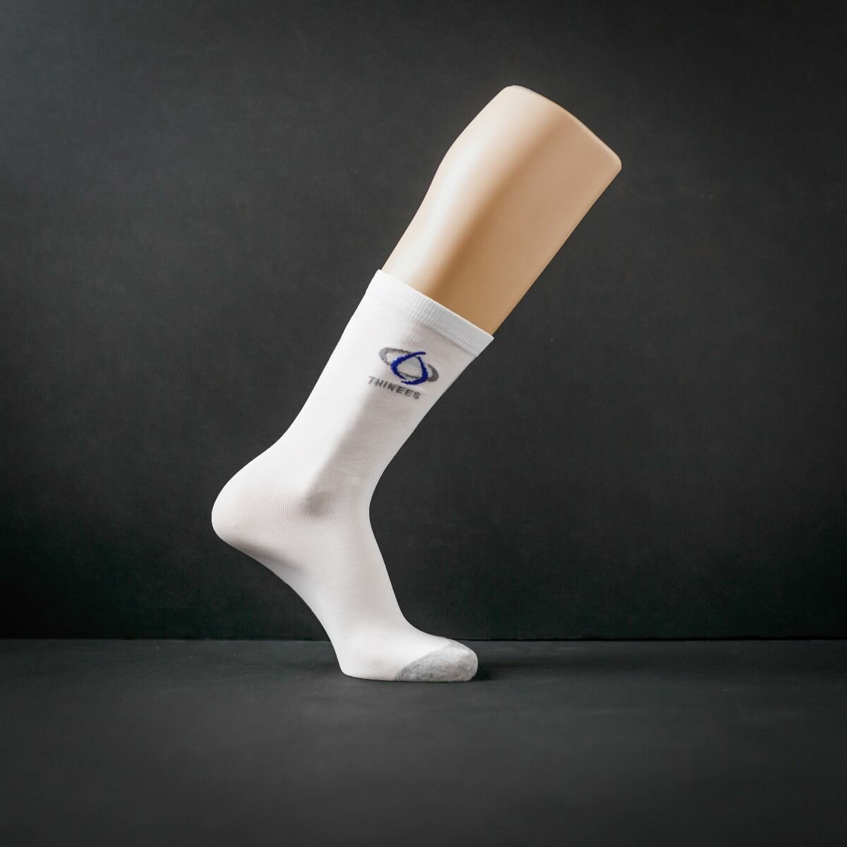 Ультратонкие носки для коньков, Thinees, Short, White