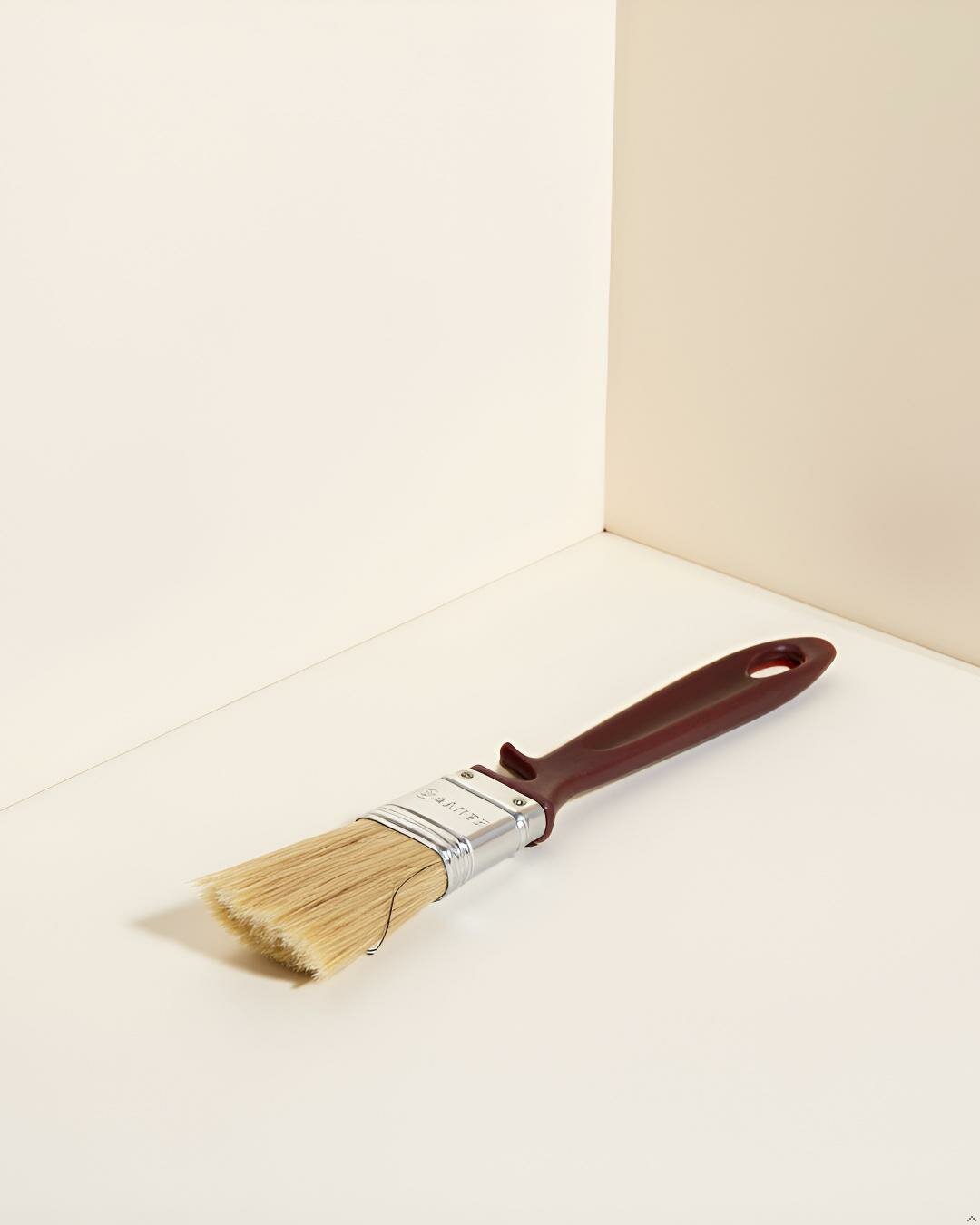 Кисть плоская, Bartex, Евро, 25 мм, 1 ', натуральная щетина, рукоятка пластик, 1118110
