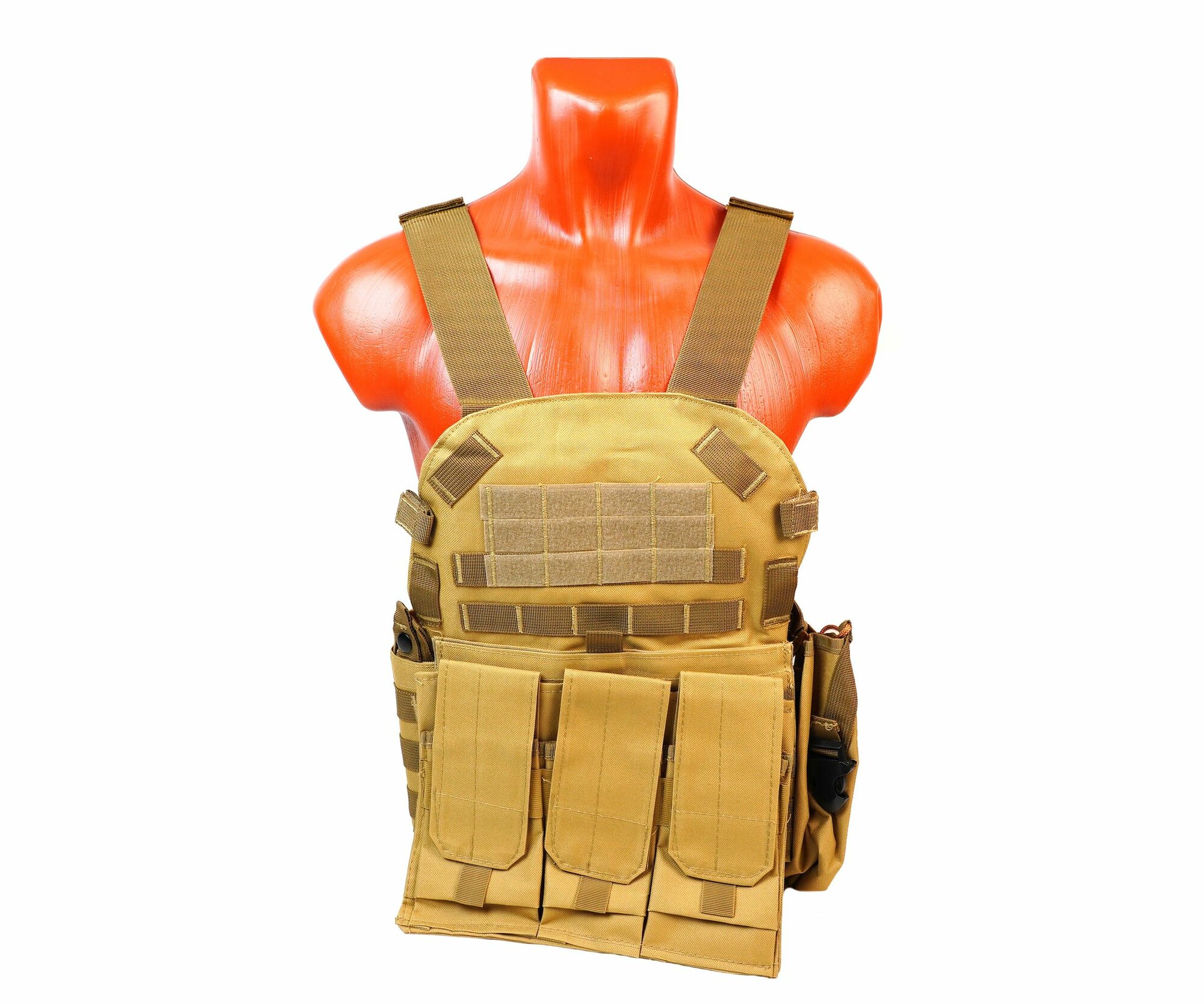 Разгрузочный жилет MOLLE Combat Strike Plate Carrier TVB-02 (Khaki)
