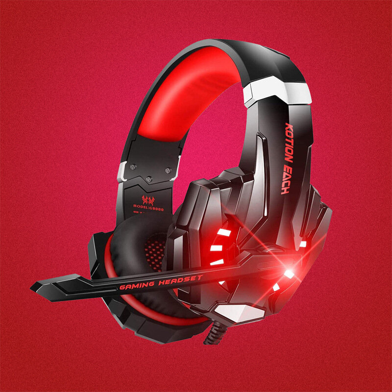 Гарнитура игровая G9000 проводная для ПК, совместимая с игровыми контроллерами