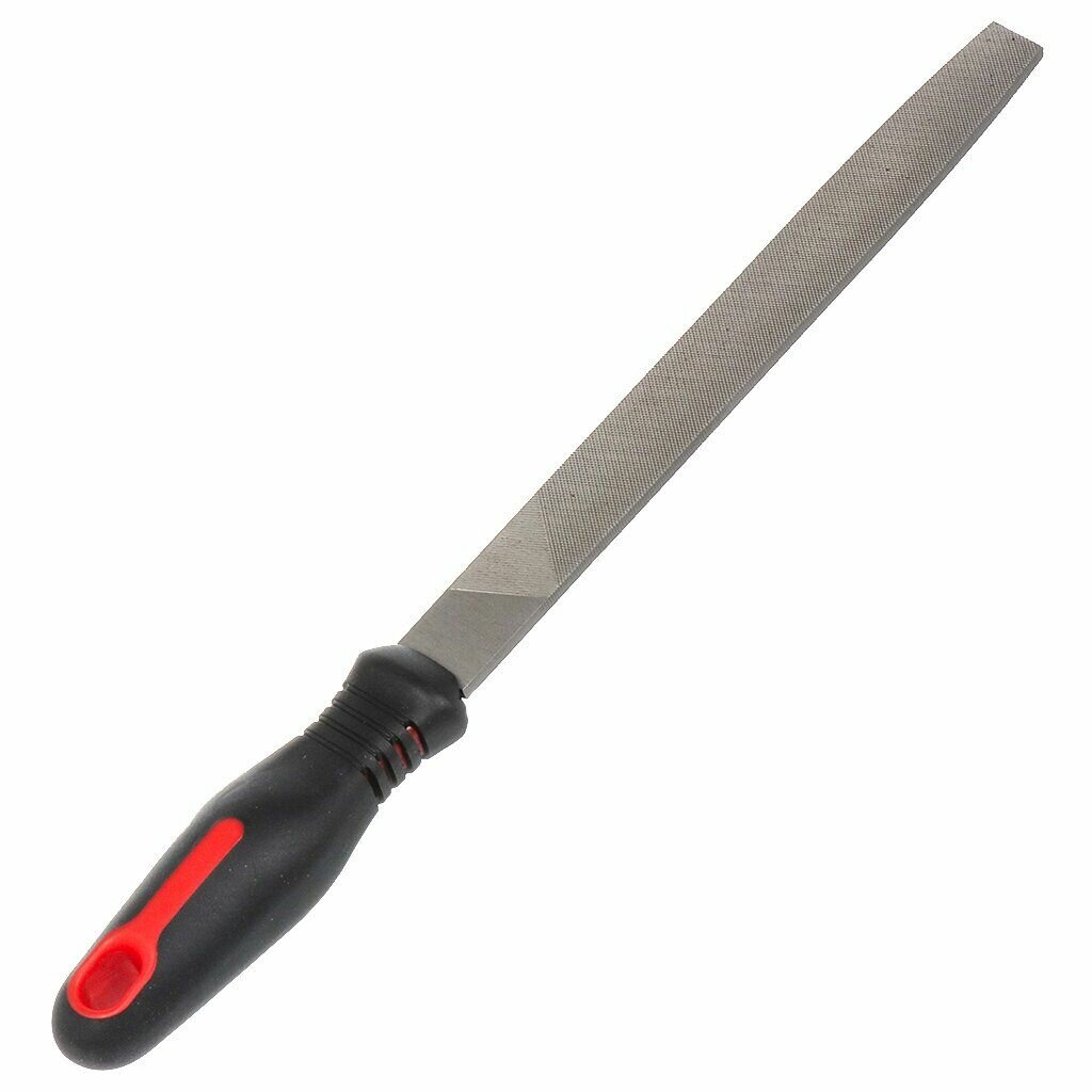 Напильник Bartex плоский, 200 мм, №2, пластиковая ручка