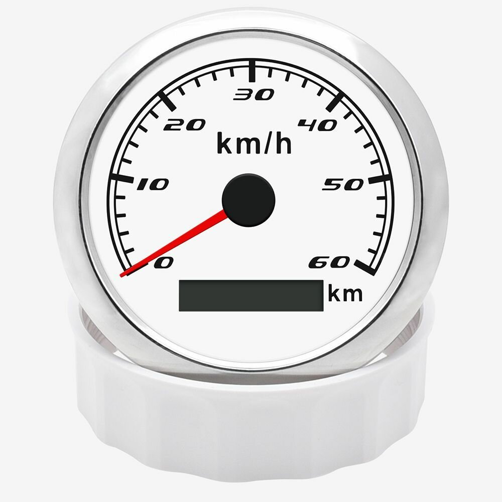 85 мм 60 км/ч GPS-спидометр с GPS-антенной , датчик скорости с 7 цветами подсветки для мотоцикла, яхты, лодки, автомобиля 9-32 В